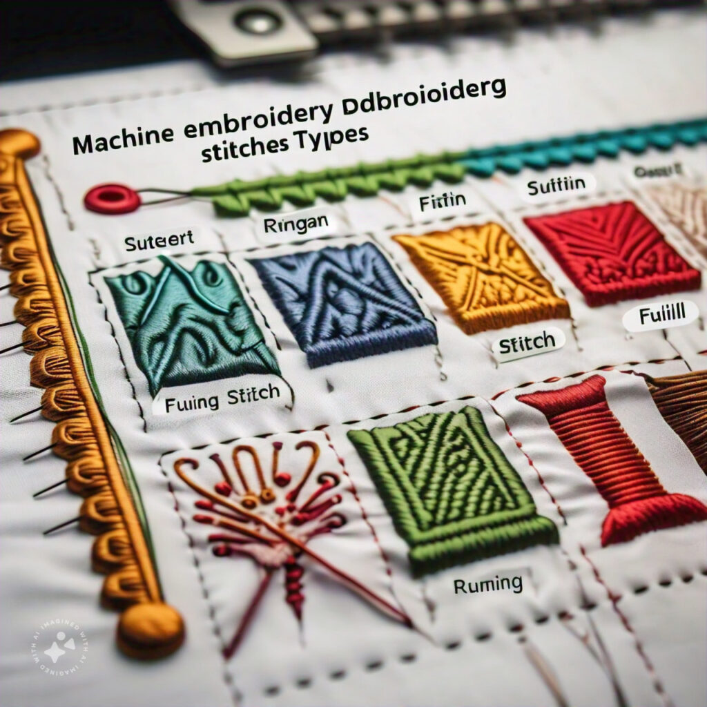 Basics to Mastery: Understanding Machine Embroidery Digitizing Stitches